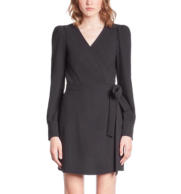 The Kooples Solid Wrap Dress | Bloomingdale's
