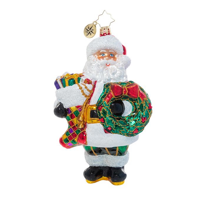 Christopher Radko Christmas Splendor Santa Ornament | Bloomingdale's