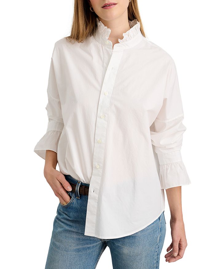 Alex Mill Easy Ruffled Shirt | Bloomingdale's