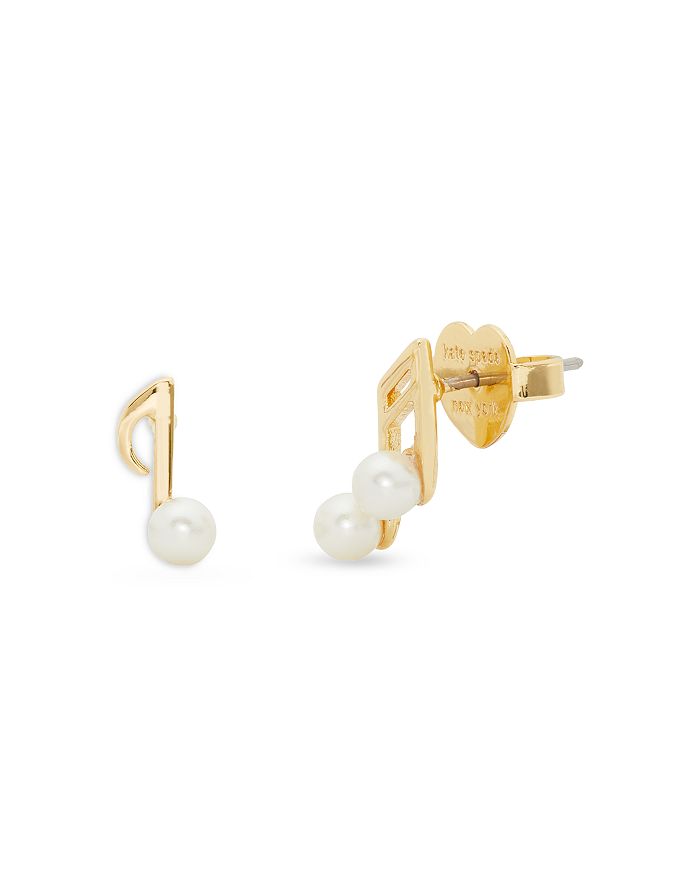 kate spade new york Hit The Town Imitation Pearl Music Note Mismatch ...