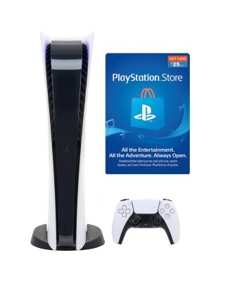 SONY PlayStation 5 Digital Console with $25 PSN Card | Bloomingdale's Men