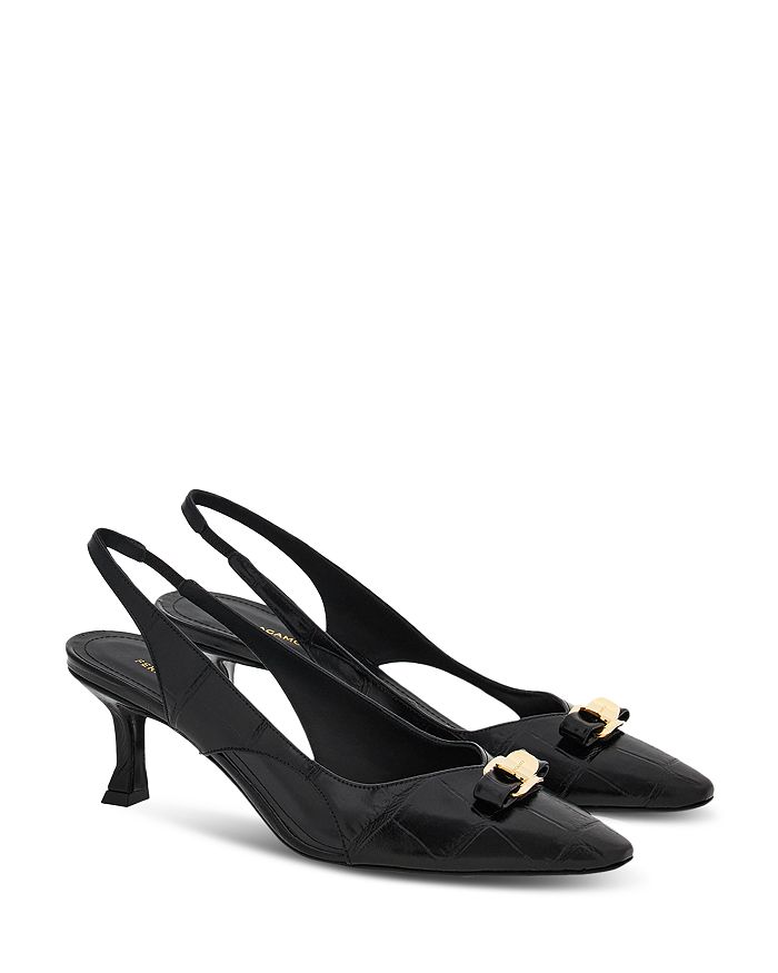 Ferragamo Women's Zarula Slingback Pumps | Bloomingdale's