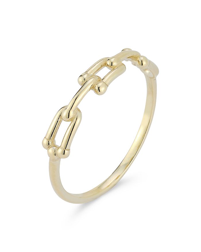 Bloomingdale's 14K Yellow Gold Stirrup Ring - 100% Exclusive ...