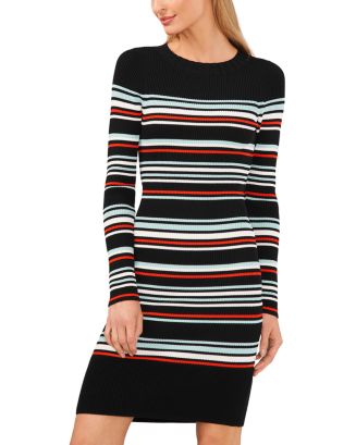 CeCe Long Sleeve Ribbed Knit Dress | Bloomingdale's