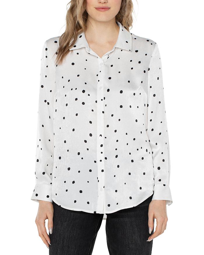 Liverpool Los Angeles Woven Blouse | Bloomingdale's