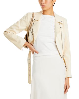 Cinq à Sept Zoe Faux Leather Moto Jacket | Bloomingdale's