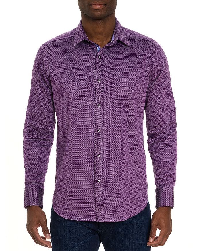 Robert Graham Metro Classic Fit Long Sleeve Button Front Shirt ...