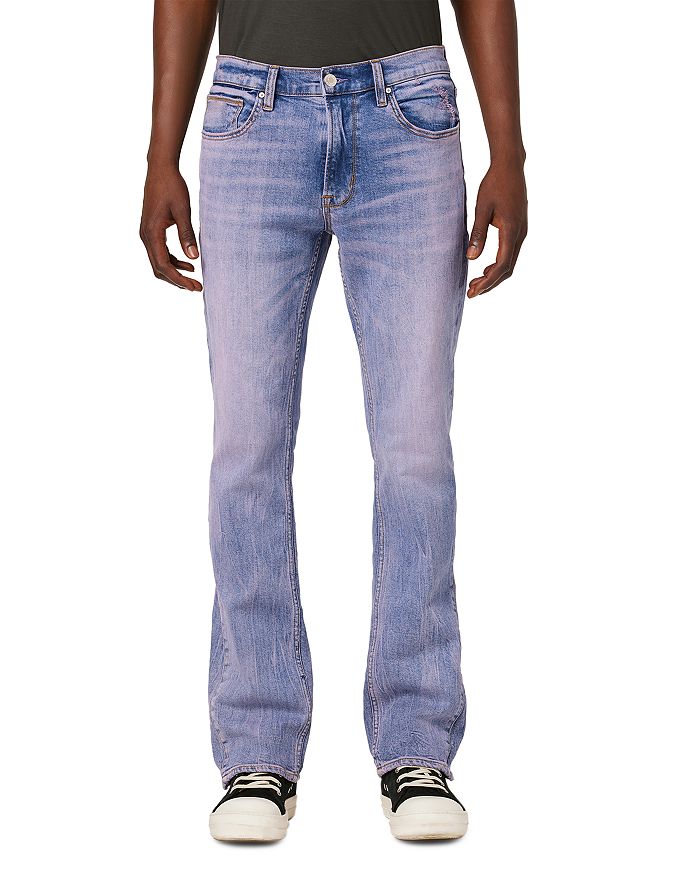 Hudson Walker Kick Flare Boot Cut Jeans in Violet | Bloomingdale's