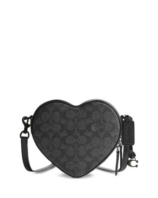 COACH Signature Canvas Heart Crossbody | Bloomingdale's