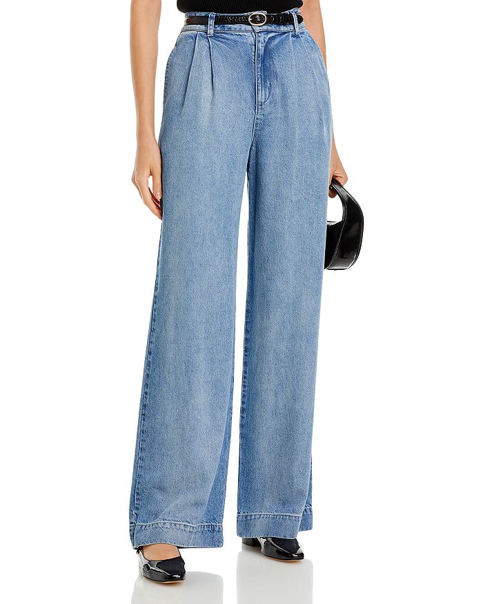 Bella Dahl Greta High Rise Wide Leg Jeans in Pacific Salt Wash ...