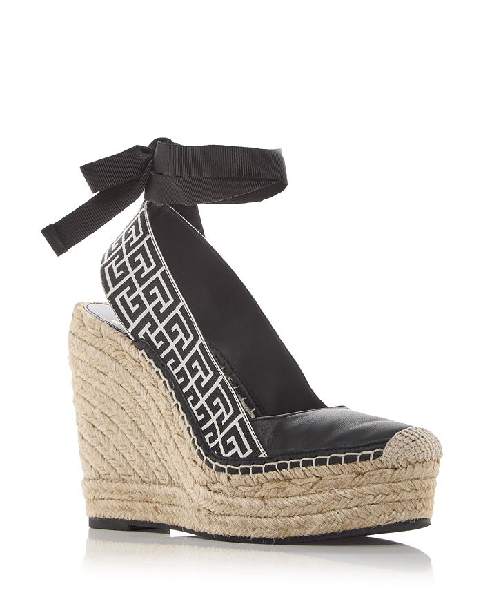 Balmain Women's Alex Espadrille Platform Wedge Pumps | Bloomingdale's