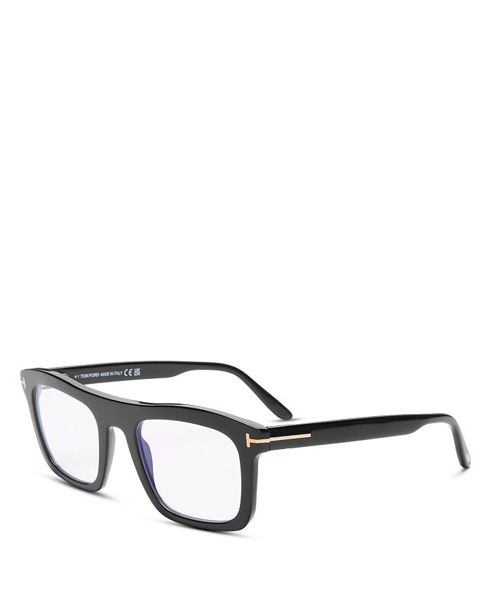 Tom Ford Square Blue Light Glasses, 52mm | Bloomingdale's