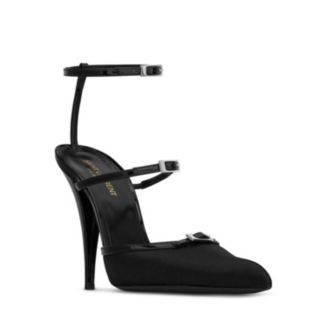 SAINT LAURENT Women's Jones Pumps in Satin Crepe | Bloomingdale's