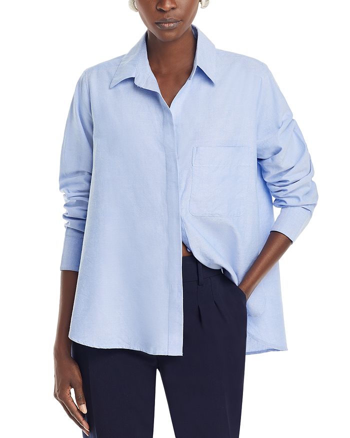 FRENCH CONNECTION Relaxed Oxford Shirt | Bloomingdale's