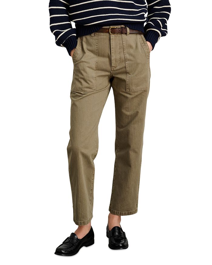 Alex Mill Neil Herringbone Straight Pants | Bloomingdale's