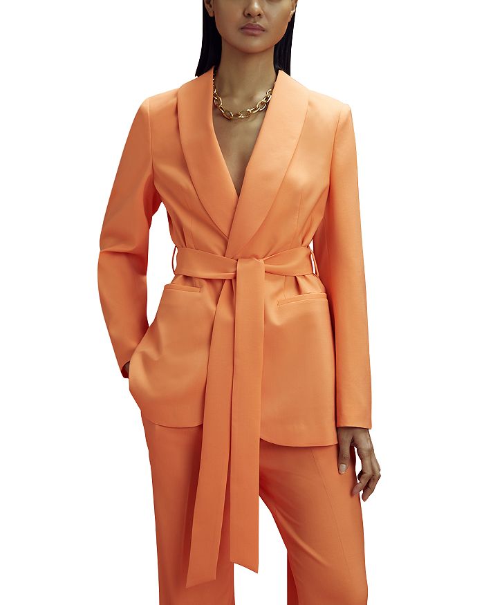 REISS x McLaren Racing Speed Wool Belted Blazer | Bloomingdale's