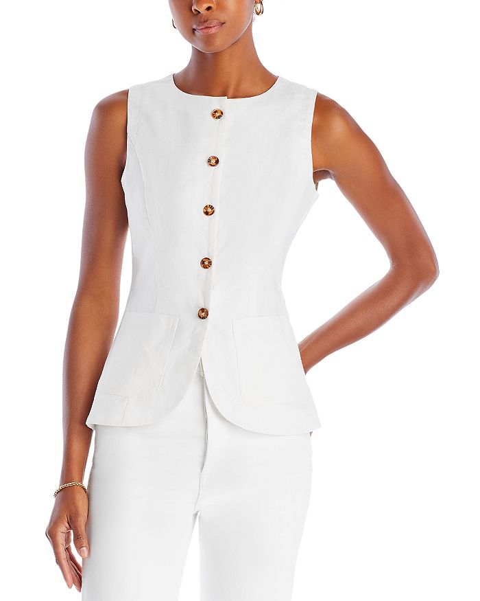 FORE Button Front Vest | Bloomingdale's