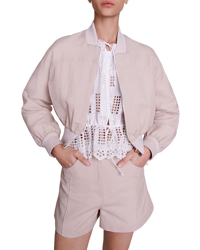 Maje Balimi Crop Jacket | Bloomingdale's