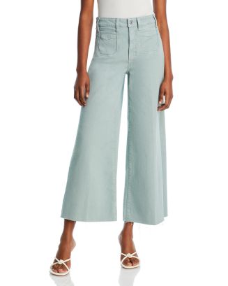 PAIGE Harper High Rise Ankle Wide Leg Jeans in Vintage Dusty Stage ...