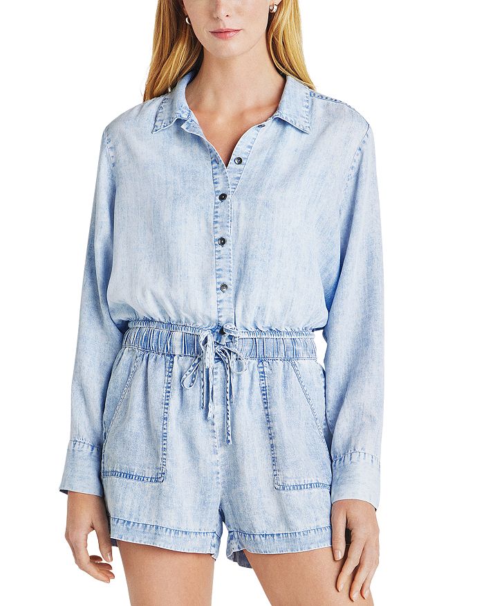 Splendid Dillon Button Front Drawstring Hem Shirt | Bloomingdale's