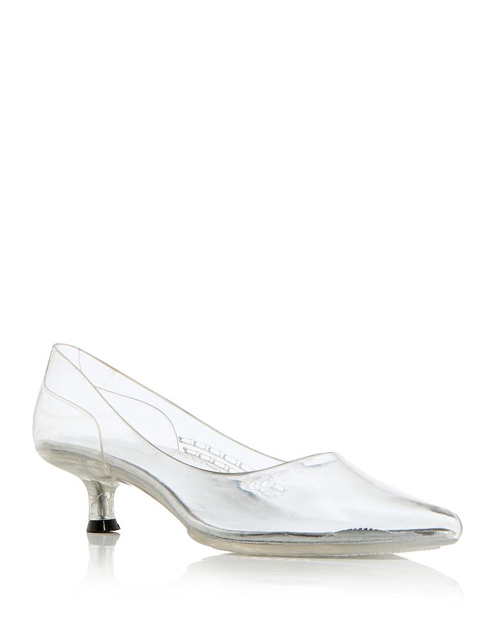 Jeffrey Campbell Women's Milleni Jelly Kitten Heel Pumps | Bloomingdale's
