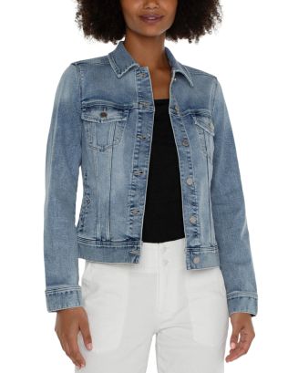 Liverpool Los Angeles Classic Denim Jacket | Bloomingdale's Women