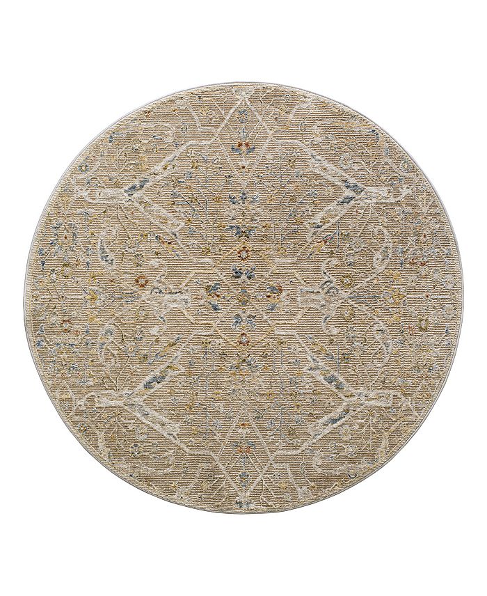 Surya Reina REN-2300 Round Area Rug, 7'10" x 7'10" | Bloomingdale's