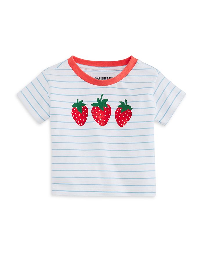 Sovereign Code Girls' Theresa Strawberry Striped Cotton Tee - Baby ...