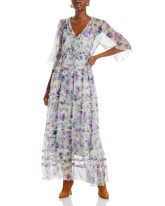 Johnny Was Glinda Silk Maxi Dress. | Bloomingdale's