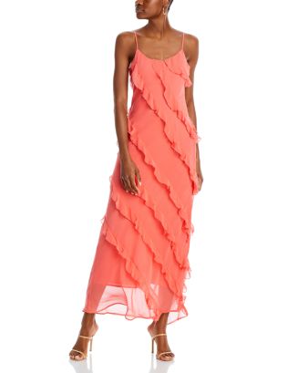 Endless Rose Ruffled Slip Dress | Bloomingdale's
