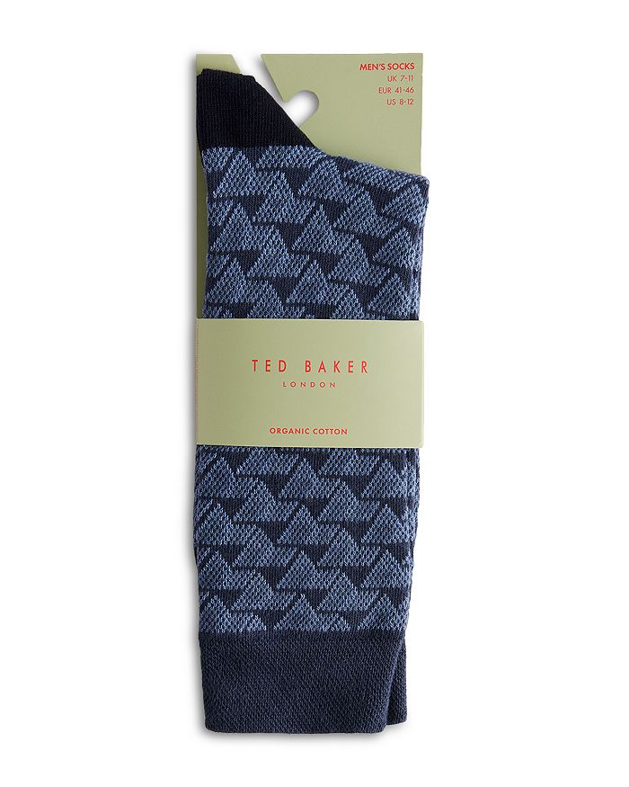 Ted Baker Geometric Pattern Socks | Bloomingdale's