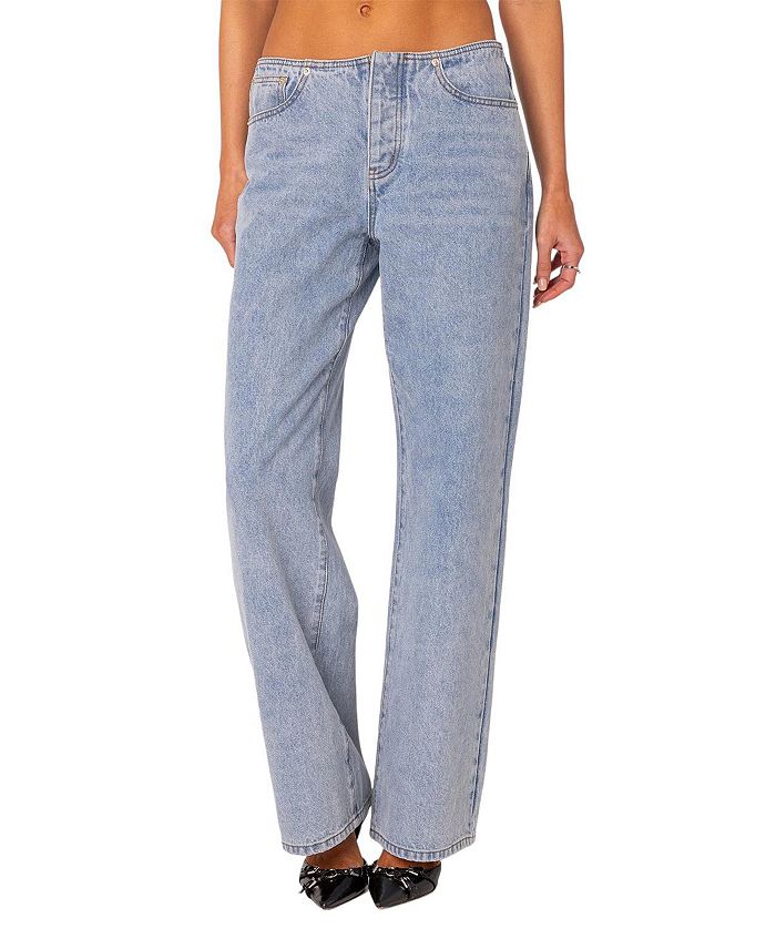 Edikted No Waistband Relaxed Jeans | Bloomingdale's