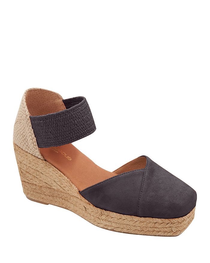 Andre Assous Women's Pedra Ankle Strap Espadrille Platform Wedge Pumps ...
