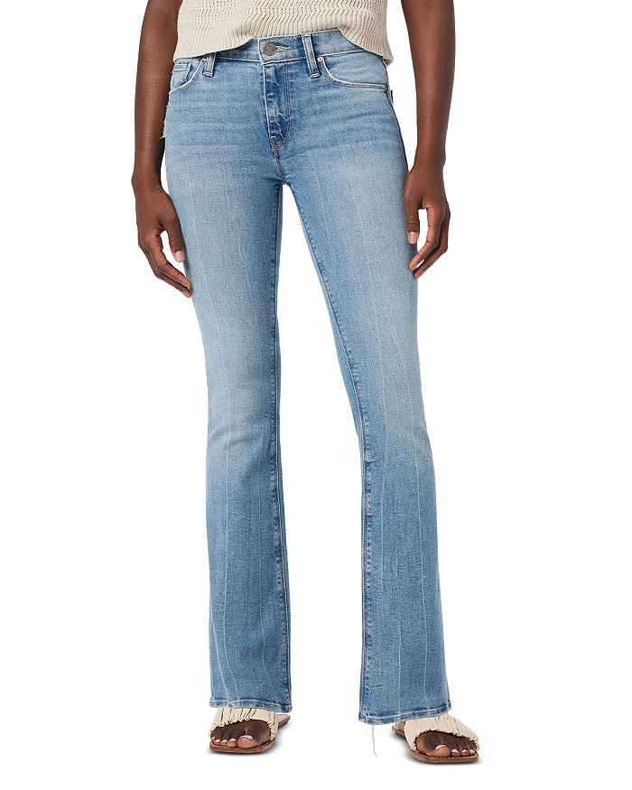 Hudson Nico Mid Rise Bootcut Jeans in Mustang Distressed | Bloomingdale's