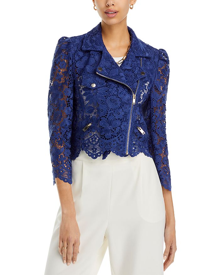 Generation Love Malibu Lace Moto Jacket | Bloomingdale's