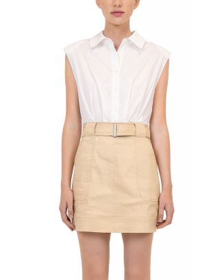 SIMKHAI Jensen Utility Mini Dress | Bloomingdale's