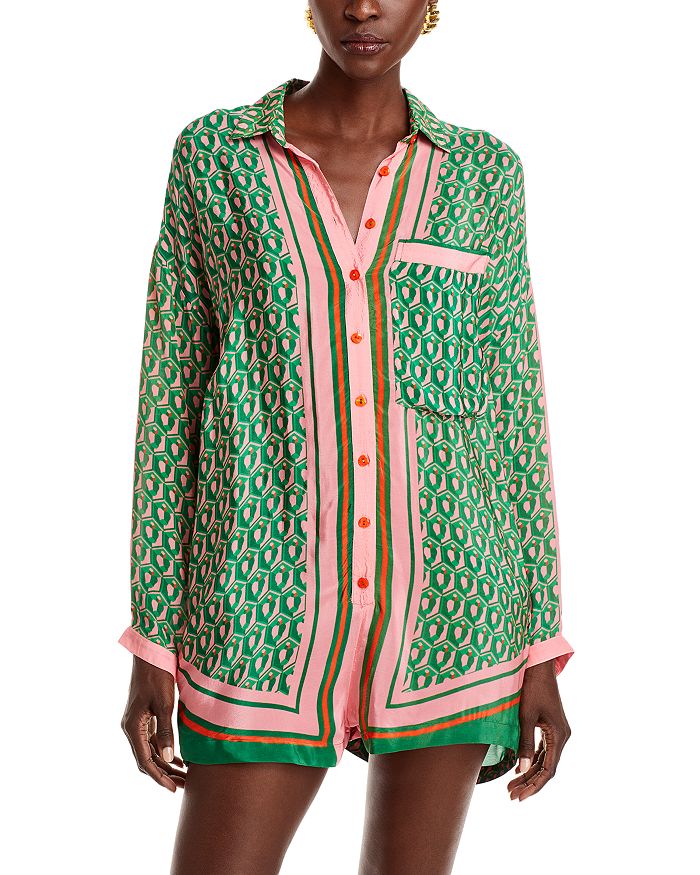 FARM Rio Printed Romper | Bloomingdale's