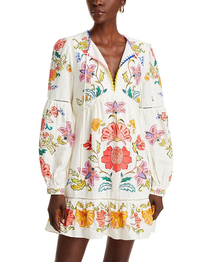 FARM Rio Floral Insects Mini Dress | Bloomingdale's