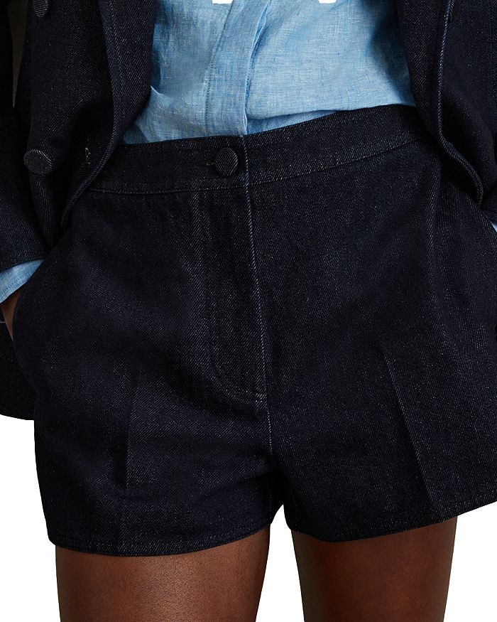 REISS Maya Denim Shorts | Bloomingdale's
