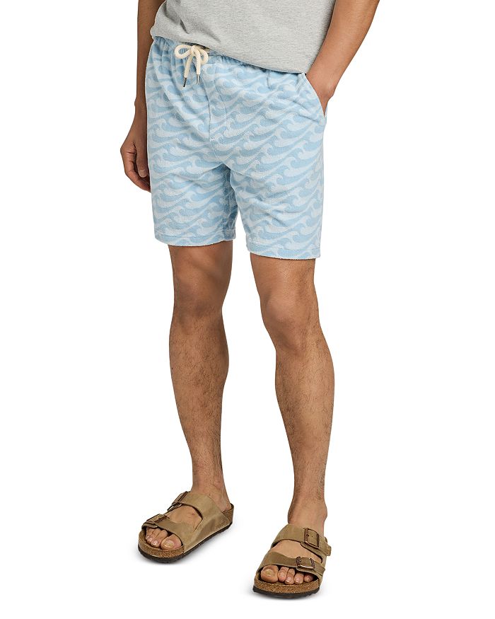 Faherty Textured Terry 7" Sweat Shorts | Bloomingdale's