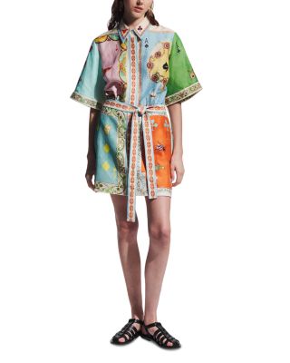 Alémais Rummy Linen Mini Dress | Bloomingdale's