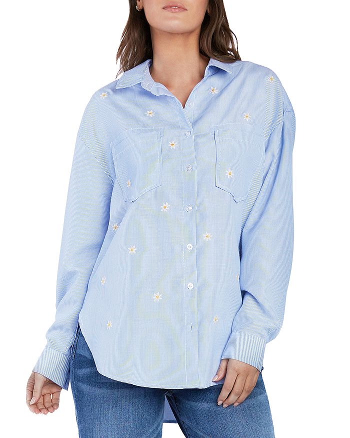 Billy T Fresh Stripes Oversized Shirt | Bloomingdale's