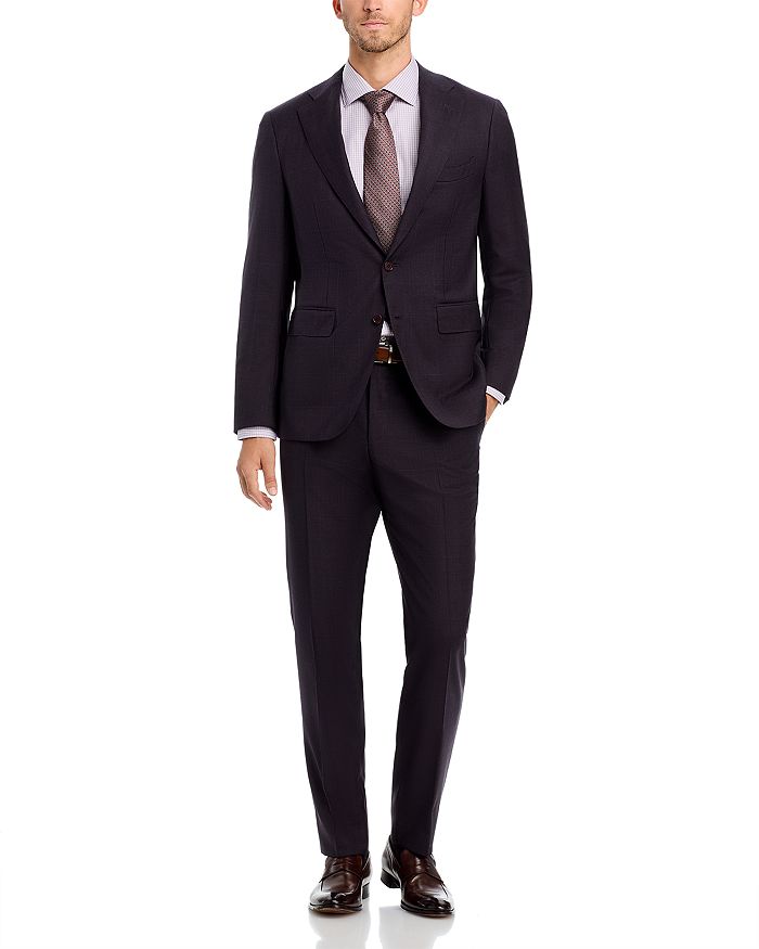 Canali Capri Tonal Plaid Slim Fit Suit | Bloomingdale's