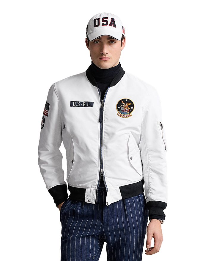 Polo Ralph Lauren Team USA Reversible Bomber Jacket | Bloomingdale's