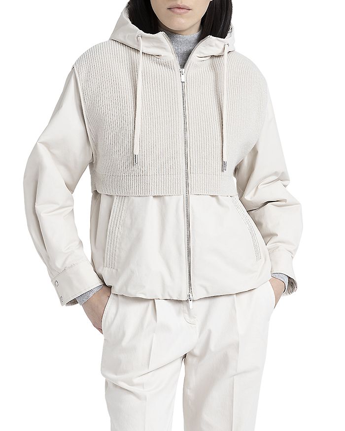 Peserico Mixed Media Jacket | Bloomingdale's