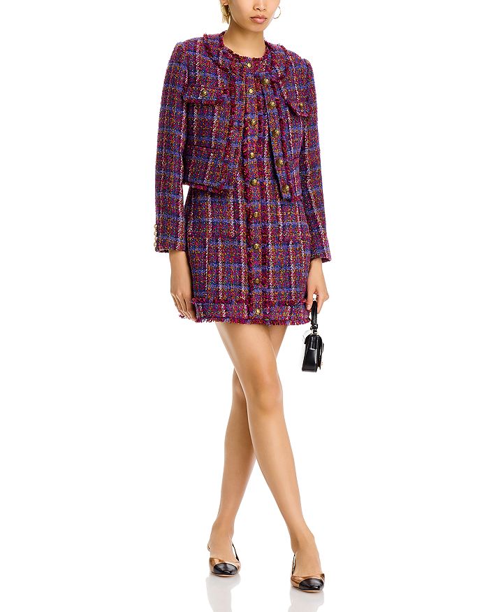 AQUA Tweed Jacket & Mini Dress - Exclusive | Bloomingdale's