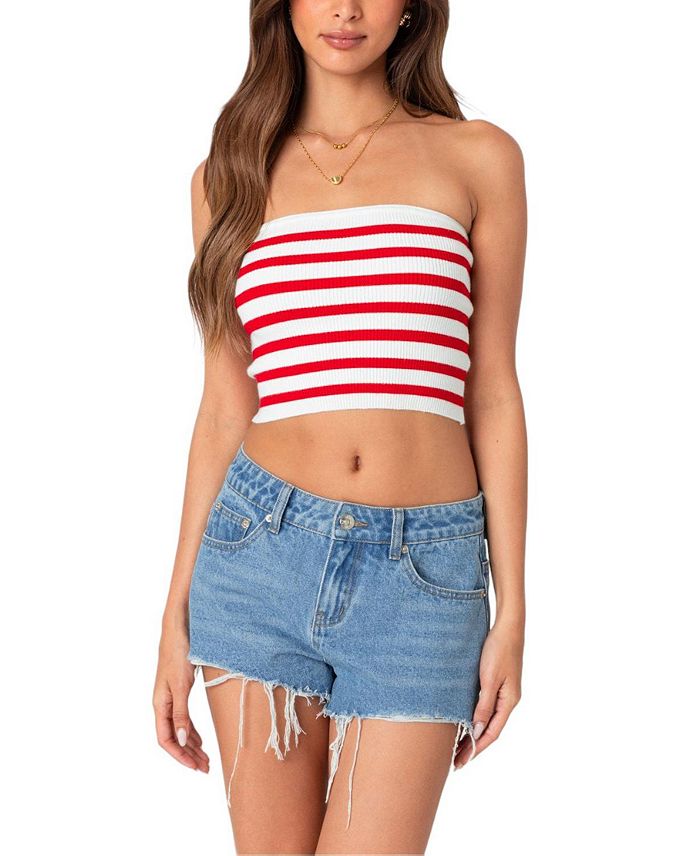 Edikted Lexi Ribbed Tube Top | Bloomingdale's