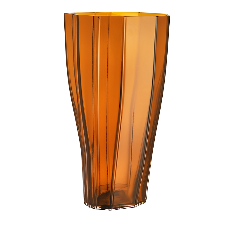 Click here for Orrefors Reed Vase Amber Large prices