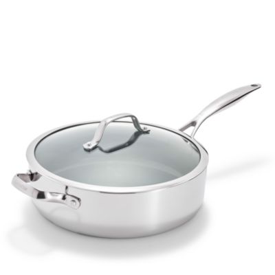 GreenPan Valencia Pro Stainless Steel 11" Covered Skillet | Bloomingdale's