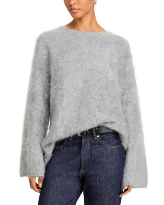 Jason Wu Collection Drop Shoulder Brushed Cashmere Sweater | Bloomingdale's